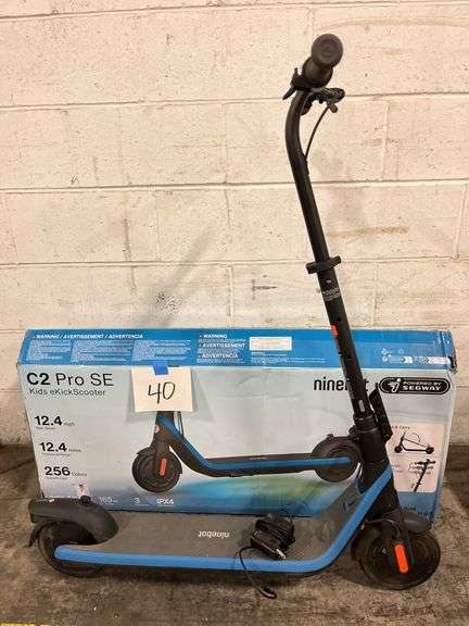 NINEBOT KIDS EKICK SCOOTER W/ BOX - Earl's Auction Company