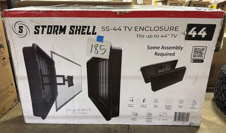 STORM SHELL SS-44 OUTDOOR TV ENCLOSURE IN BOX - Earl's Auction Company