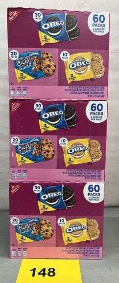(3) BOXES OF NABISCO COOKIE PACKS - Earl's Auction Company