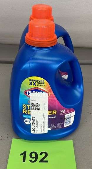 (2) JUGS OF CLOROX COLORS STAIN REMOVER - Earl's Auction Company
