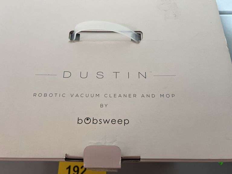BOBSWEEP DUSTIN ROBOT VACUUM IN BOX - NIGHT - Earl's Auction Company