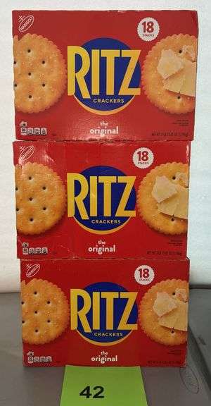 (3) BOXES OF RITZ CRACKERS - Earl's Auction Company