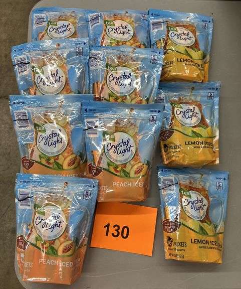 (10) BAGS OF TEA CRYSTAL LIGHT - Earl's Auction Company