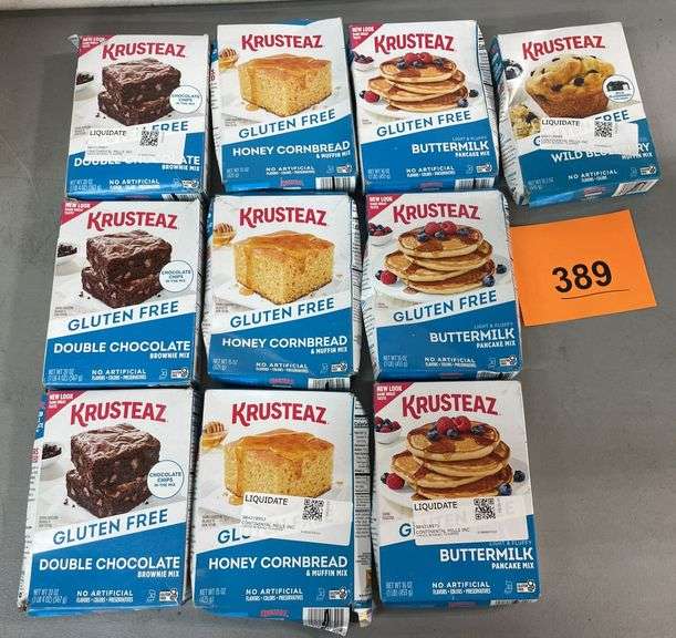 (10) BOXES OF KRUSTEAZ BAKING MIXES - Earl's Auction Company