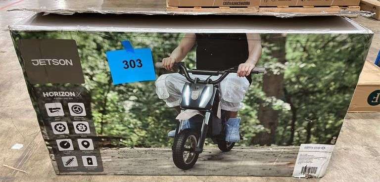 JETSON HORIZON X ELECTRIC DIRT BIKE IN BOX - Earl's Auction Company