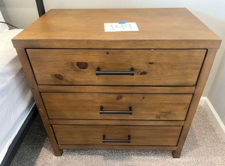 MAGNOLIA HOME 3-DRAWER NIGHTSTAND - Earl's Auction Company