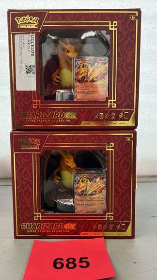 (2) POKEMON CHARIZARD EX SUPER PREMIUM COLLECTIONS IN BOXES - Earl's ...