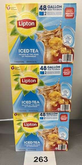 (3) BOXES OF LIPTON ICED TEA - Earl's Auction Company