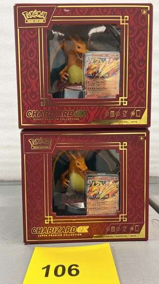 (2) POKEMON CHARIZARD EX SUPER PREMIUM COLLECTIONS IN BOXES - Earl's ...