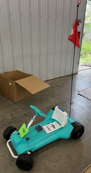 AS IS - KIDS DROYO ZYPSTER RIDE ON - BLUE - Earl's Auction Company