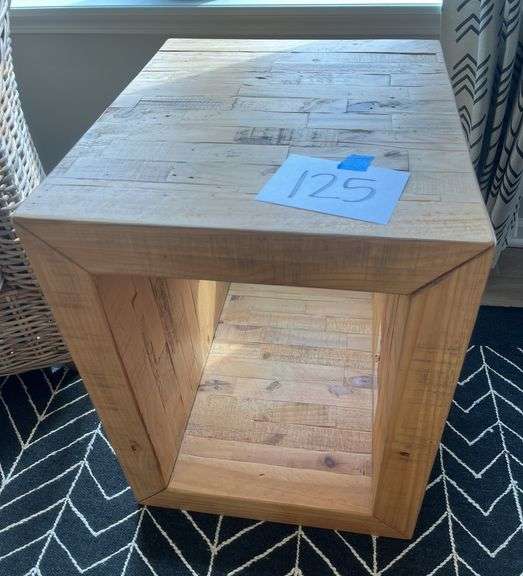 MAGNOLIA HOME WOOD END TABLE - Earl's Auction Company