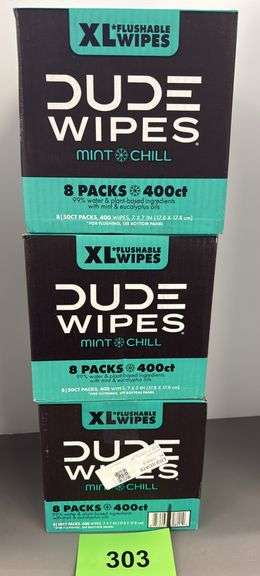 (3) BOXES OF DUDE WIPES - Earl's Auction Company