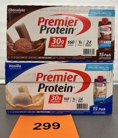 (2) BOXES OF PREMIER PROTEIN SHAKES - Earl's Auction Company