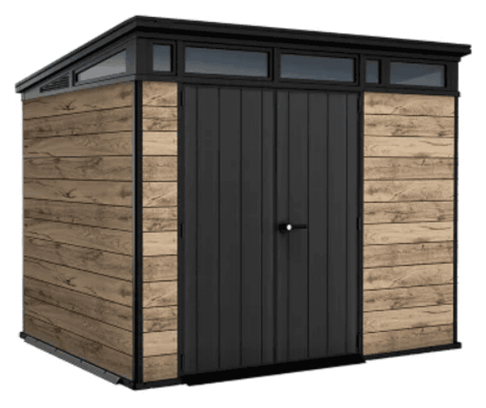 NEW KETER PENT 9X7FT STORAGE SHED IN BOX - Earl's Auction Company