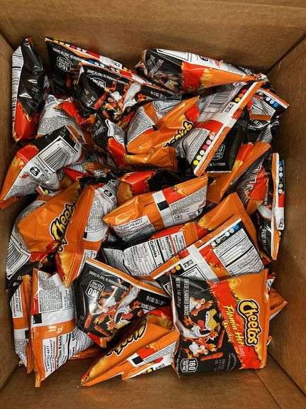 (4) BOXES OF HOT CHEETOS BAGS - Earl's Auction Company