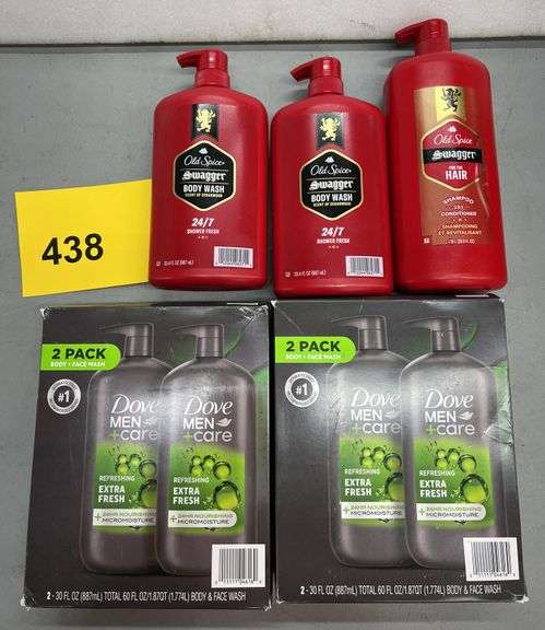 5PC HYGIENE LOT - OLD SPICE & DOVE - Earl's Auction Company