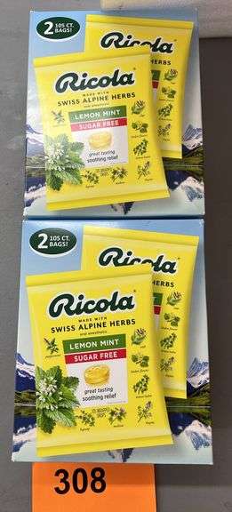 (2) BOXES OF RICOLA COUGH DROPS - Earl's Auction Company