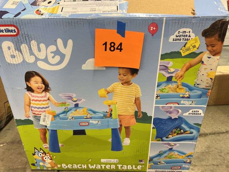 KIDS BLUEY BEACH WATER TABLE - Earl's Auction Company