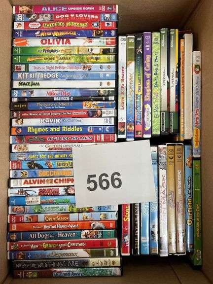 APPROX 50 ASSORTED DVDS - Earl's Auction Company