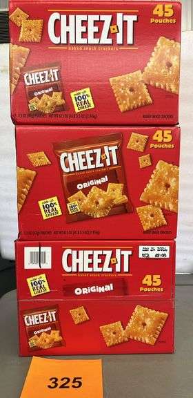 (3) BOXES OF CHEEZ ITS - Earl's Auction Company