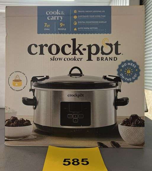 CROCKPOT SLOW COOKER IN BOX - Earl's Auction Company
