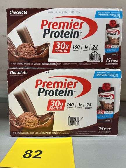 (2) BOXES OF PREMIER PROTEIN SHAKES - Earl's Auction Company