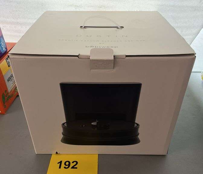BOBSWEEP DUSTIN ROBOT VACUUM IN BOX - NIGHT - Earl's Auction Company
