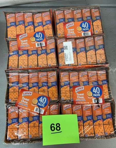 (4) PACKS OF LANCE TOAST CHEE CRACKERS - Earl's Auction Company