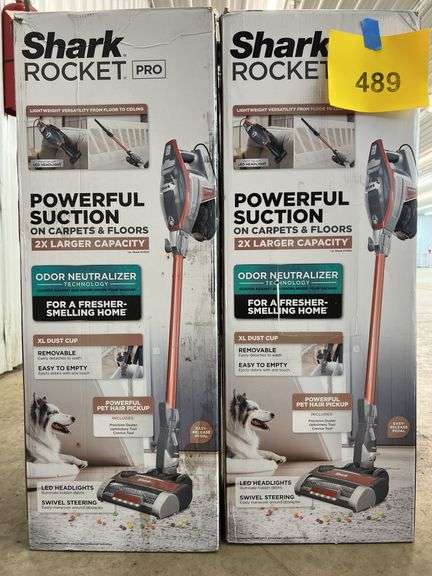 AS IS - (2) SHARK ROCKET PRO VACUUMS IN BOXES - Earl's Auction Company