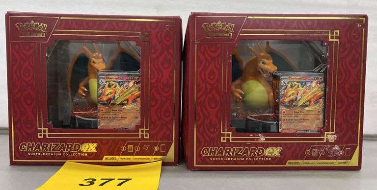 (2) POKEMON CHARIZARD EX SUPER PREMIUM COLLECTIONS IN BOXES - Earl's ...