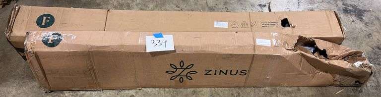 AS IS - (2) ZINUS FULL SIZE BOX SPRING BED BASES IN BOXES - Earl's ...