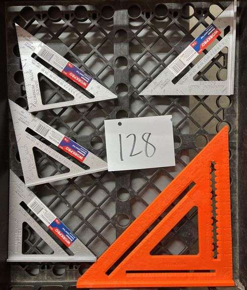 (5) SQUARE LAYOUT TOOLS - Earl's Auction Company