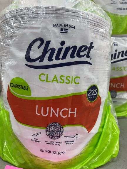(5) PACKS OF CHINET PAPER PLATES - Earl's Auction Company