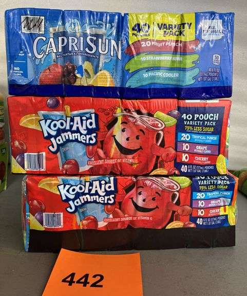 (3) PACKS OF JUICE - KOOL AID & CAPRI SUN - Earl's Auction Company