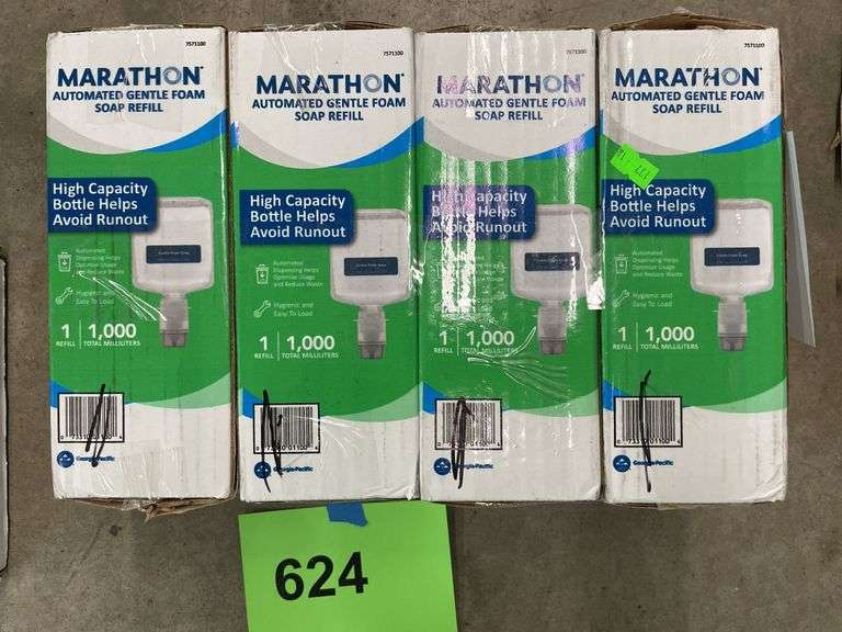 (4) MARATHON AUTO GENTLE FOAM SOAP REFILLS IN BOXES - Earl's Auction ...