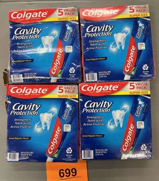 (4) PACKS OF COLGATE TOOTHPASTE - Earl's Auction Company