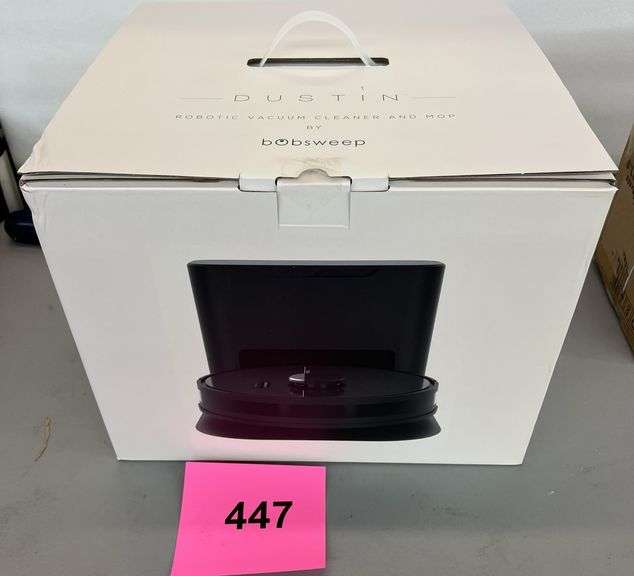 BOBSWEEP DUSTIN ROBOT VACUUM IN BOX - NIGHT - Earl's Auction Company