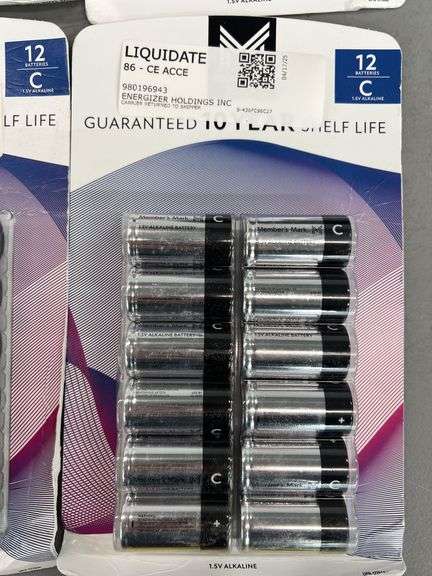 (4) PACKS OF BATTERIES - Earl's Auction Company
