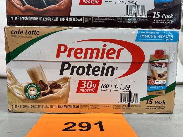(2) BOXES OF PREMIER PROTEIN SHAKES - Earl's Auction Company