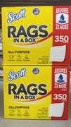 (2) BOXES OF SCOTT RAGS IN A BOX - Earl's Auction Company