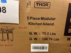 AS IS - THOR MODULAR KITCHEN ISLAND IN BOXES (NOT FULL SET) - Earl's ...