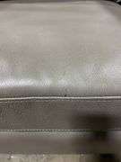 COLE & RYE LEATHER SWIVEL ACCENT CHAIR - GREY - Earl's Auction Company