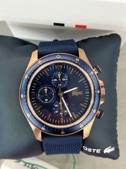 MENS LACOSTE WATCH W/ BOX - Earl's Auction Company