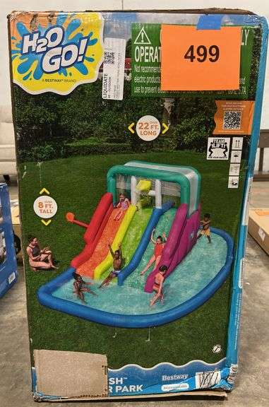 H20 GO TRIPLE SPLASH MEGA WATER PARK IN BOX - Earl's Auction Company