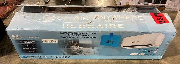 HESSAIRE ULTRA QUIET CONTINUOUS FAN IN BOX - Earl's Auction Company