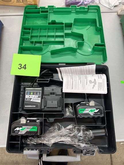 4PC METABO TOOL LOT IN CASE - SEE PHOTOS - Earl's Auction Company