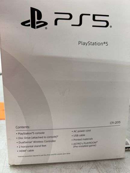 SONY PLAYSTATION 5 IN BOX - Earl's Auction Company