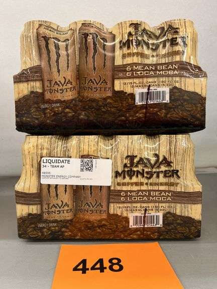 (2) PACKS OF JAVA MONSTER - Earl's Auction Company