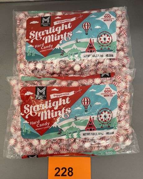 (2) BAGS OF STARLIGHT MINTS - Earl's Auction Company