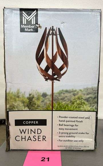 COPPER WIND CHASER IN BOX - Earl's Auction Company